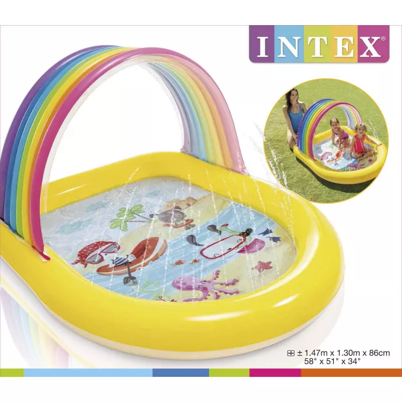 INTEX Rainbow Arch Spray Pool