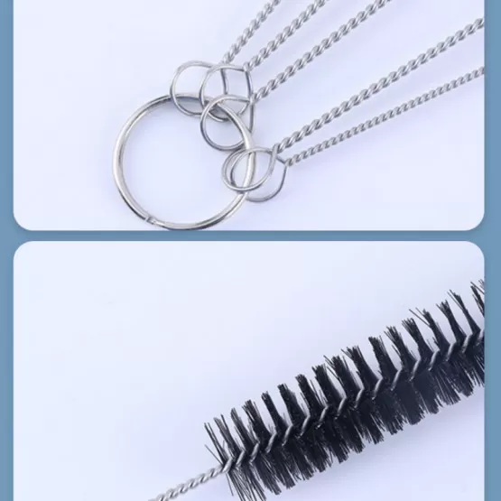 Rostfria Rengörings-Nylonborstar, 10 delar