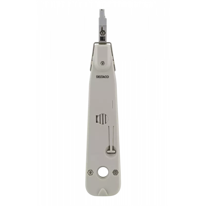 Network cable punchdown tool, Krone LSA, touch sensor, white