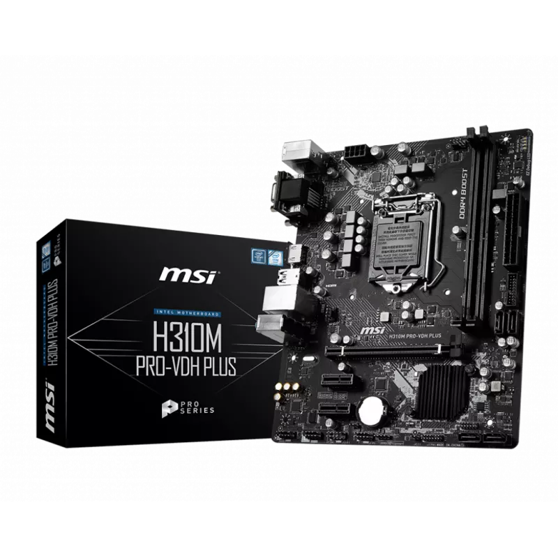 INF MSI H310M PRO-VDH PLUS Processorfamilj Intel, Processorsockel