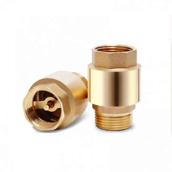 Vertikala backventiler i mässing