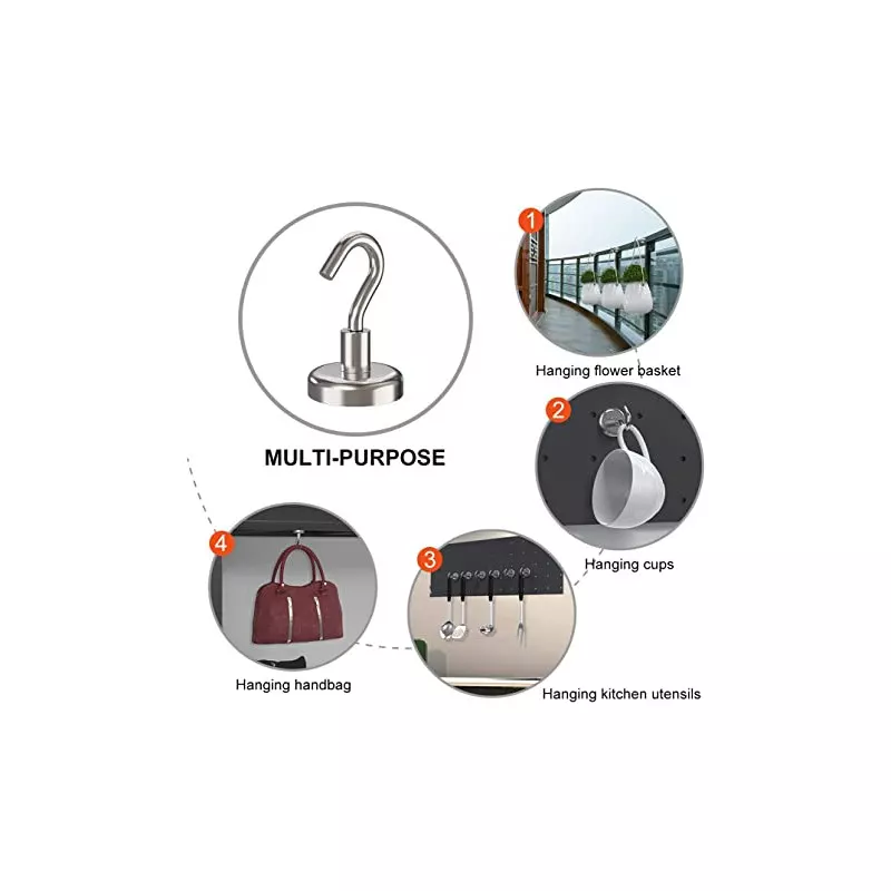 Magnetisk krok 8-pack