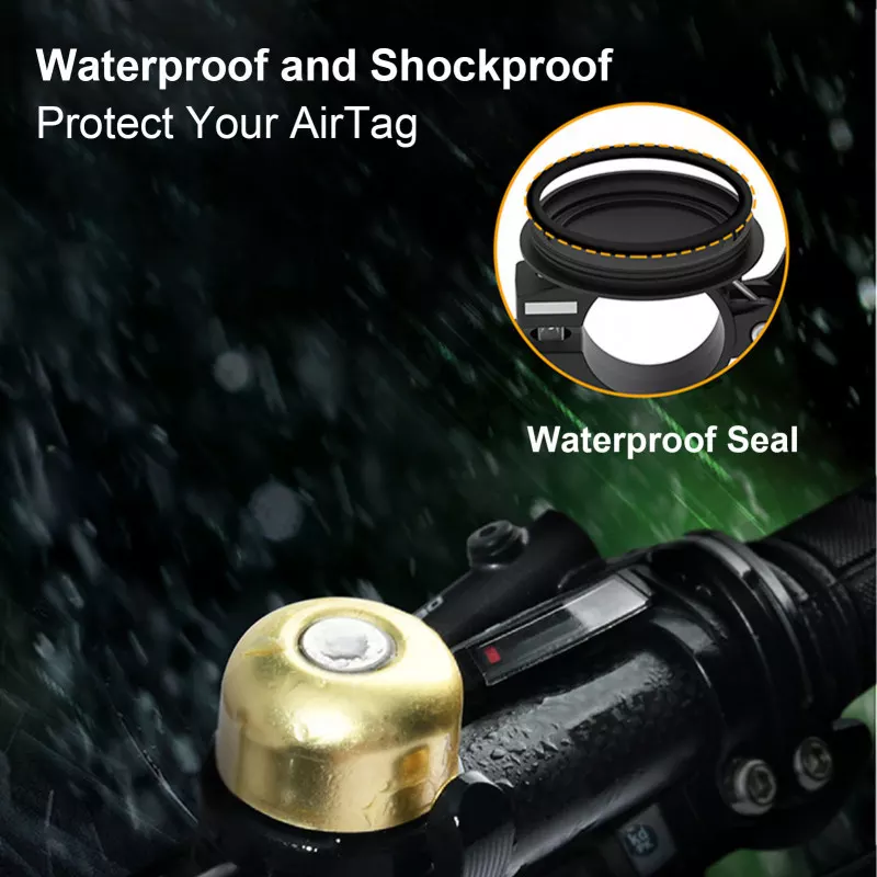 INF Ringklocka med Airtaghållare för cykel