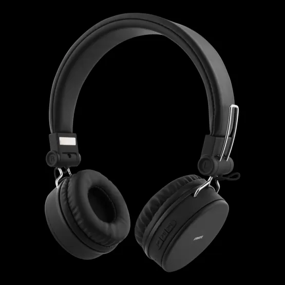 BT200 Foldable on-ear BT headset, 3.5 mm, black