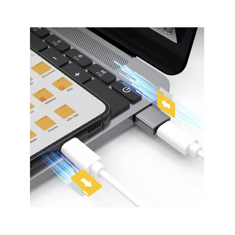 INF USB-A (hane) till USB-C (hona) adapter