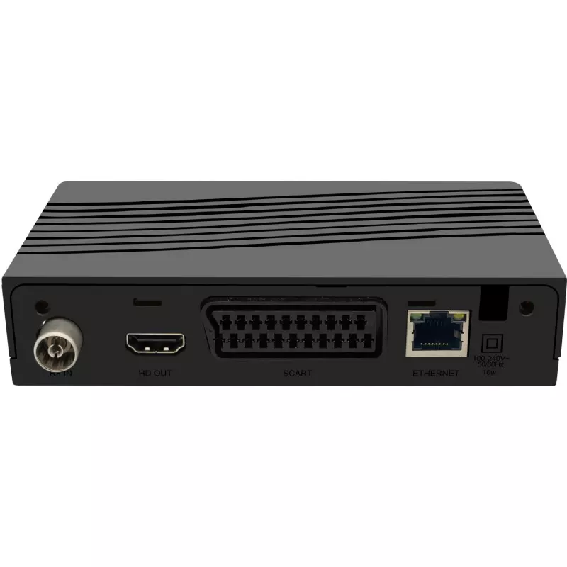 INF DVB-T2-Box H.265 FTA Boxer USB media-ingång