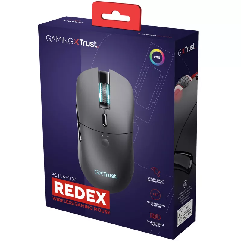 INF GXT 980 Redex Wireless Gaming Mouse RGB