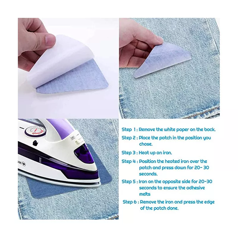 INF Stryka på lagningslappar för jeans 30 st