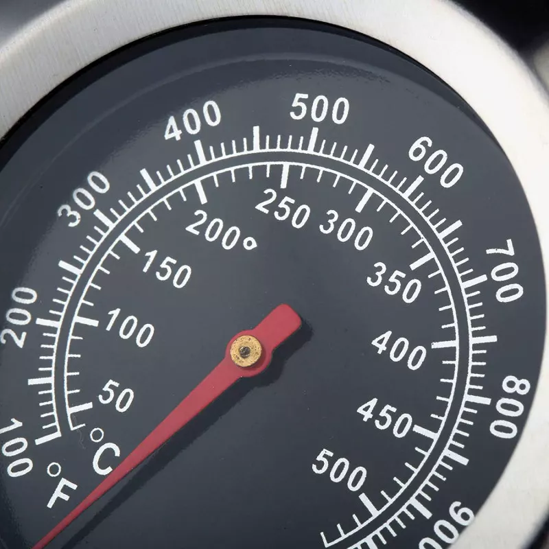 INF Analog Termometer för Grillning - Rostfritt stål