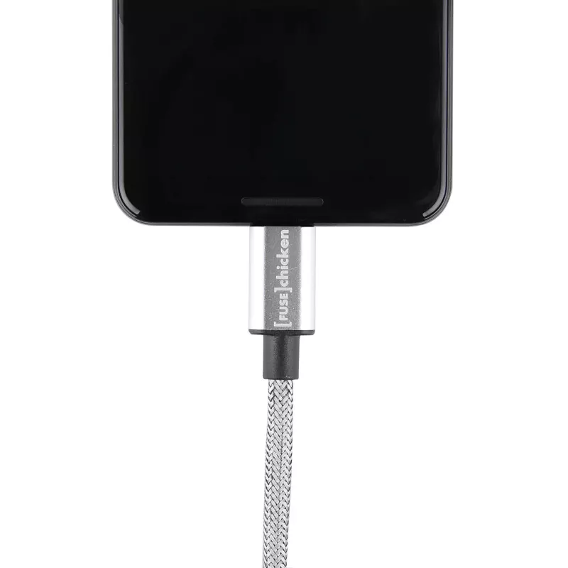 FUSE CHICKEN Synkkabel USB-C ARMOUR 1m Stainless Steel