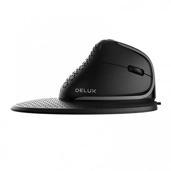 Trådlös ergonomisk mus Delux M618XSD BT+2.4G RGB