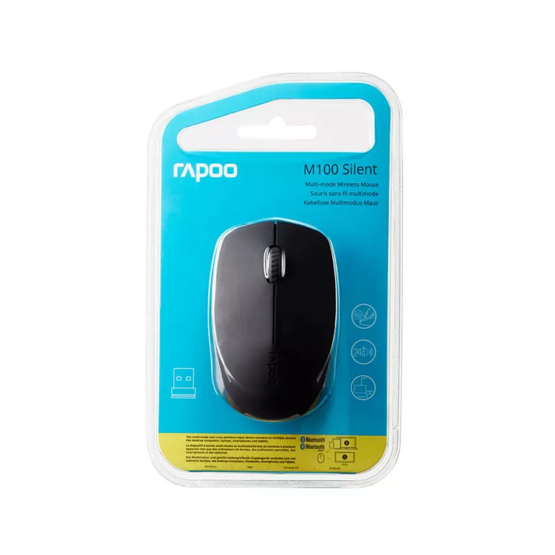 RAPOO Mouse M100 Multi-Mode Wireless Optical Dark Grey