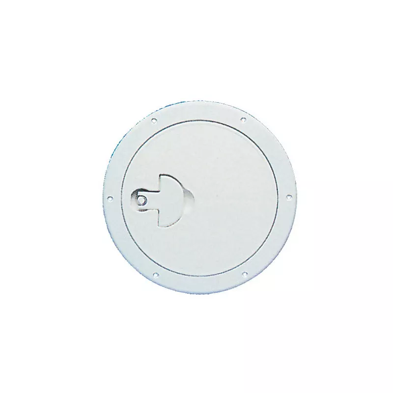 Inspektionslucka rund vit, stor 315 mm