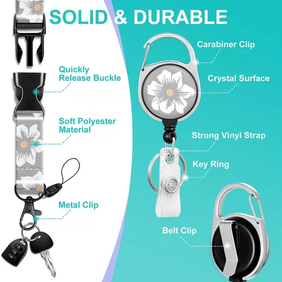 INF Söt sengångare ID-korthållare med utdragbar jojo