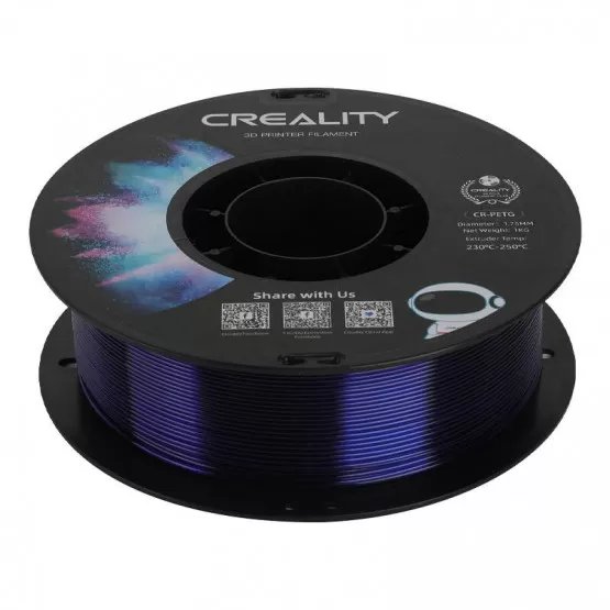 CR-PETG Filament Creality (Transparent blå)
