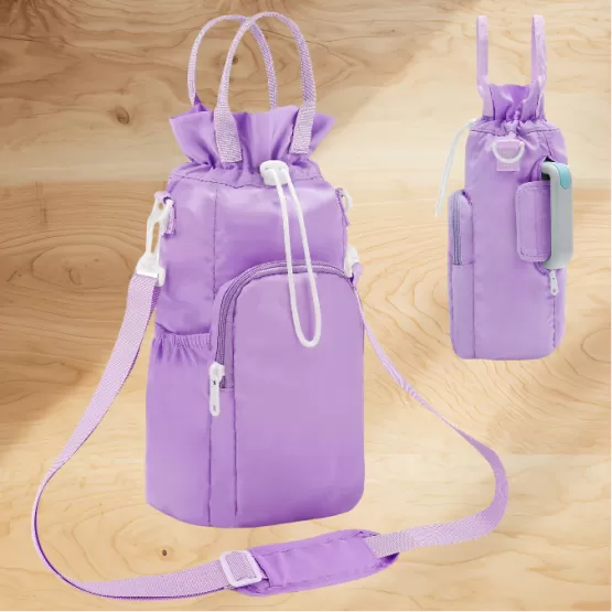 Isolerad vattenflaskväska med axelrem