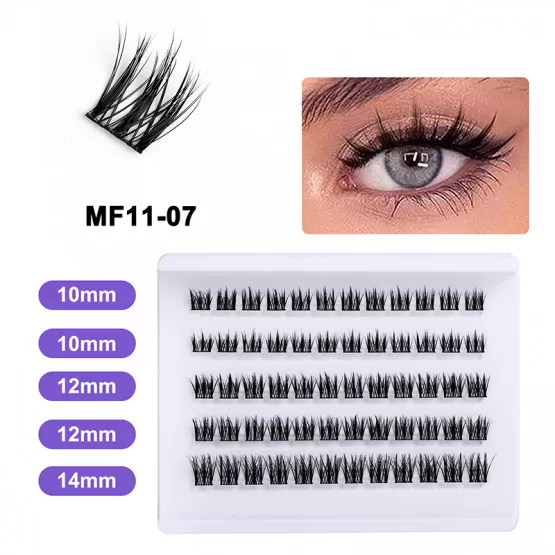 INF Förstärk Din Blick med 5D Volym Faux Mink Ögonfransar