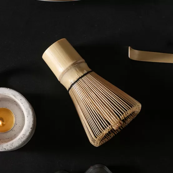 INF Matcha Visp Set: Präglad Matcha Färg 8-Delars Rostfritt Stål