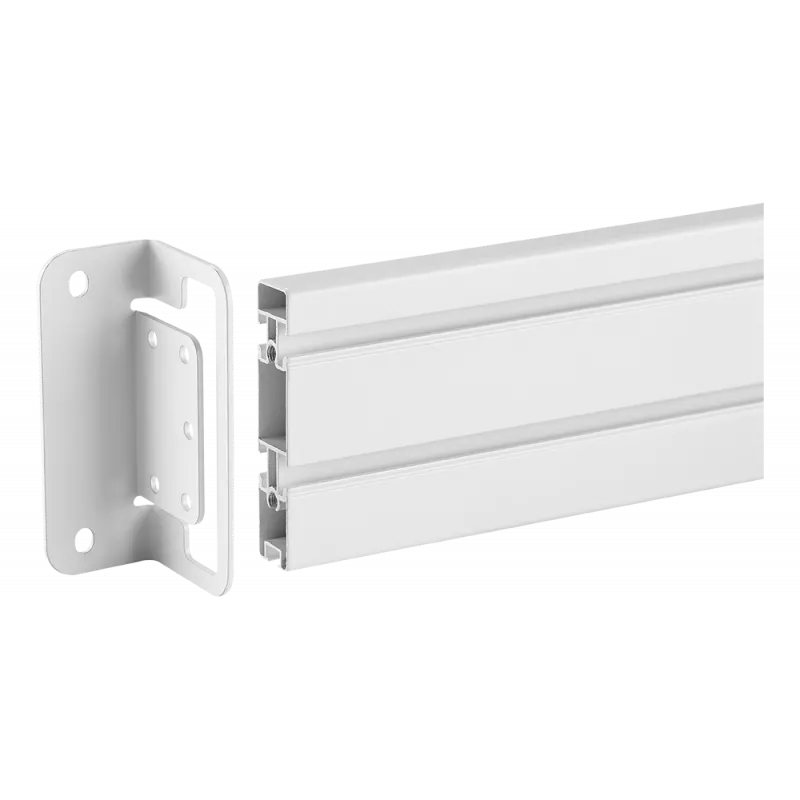 OFFICE wall mounting plate slatwall panel (DELO0151) white