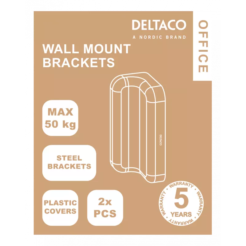 OFFICE wall mounting plate slatwall panel (DELO0151) white
