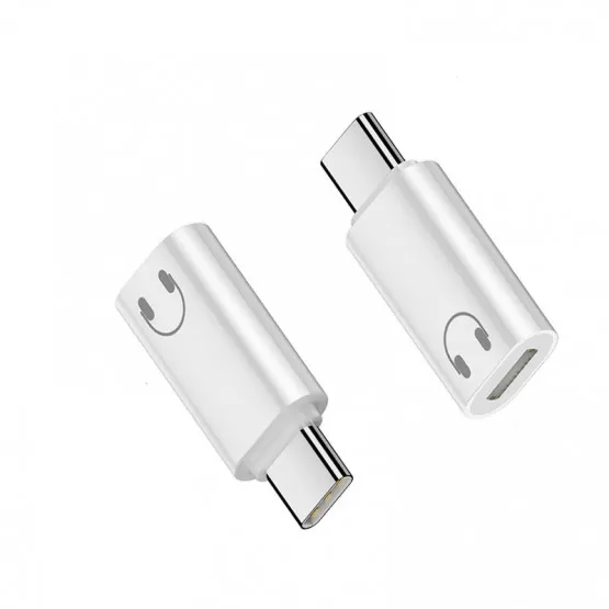 INF Lightning Hona till USB-C Hane Hörlursadapter för Ljud och Samtal