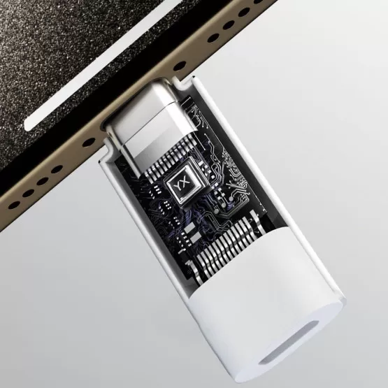 INF Lightning Hona till USB-C Hane Hörlursadapter för Ljud och Samtal
