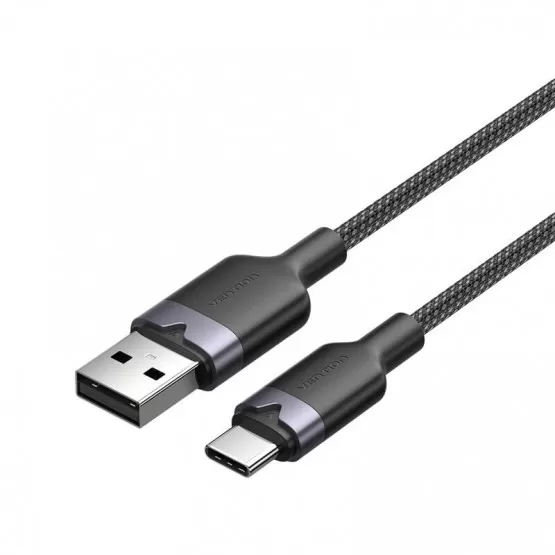 INF USB 2.0 A till USB-C 3A-kabel Vention CTNBF 1 M (svart)