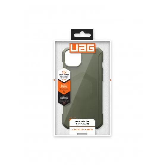 INF iPhone 15 Plus Essential Armor Magsafe - Olive Drab