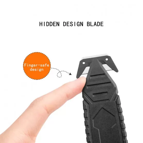 INF Multifunktionell brevkniv, paketöppnare och skärverktyg med dolt blad