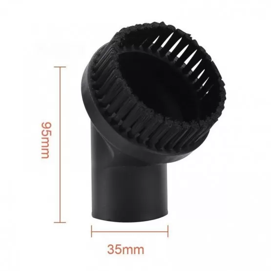 INF 35mm Diameter Rund Dammsugare Borste - ABS & Nylon Borst