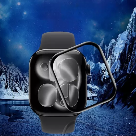 INF Apple Watch Series 11 42mm Skärmskydd: 3D Böjd Full Lim Kompositfilm