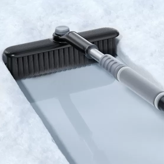 INF Utdragbar Bil Isskrapa Snöborste i Aluminiumlegering