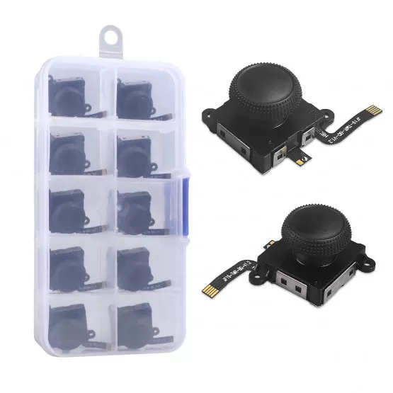 INF 10-pack TMR Analog Joystick Ersättning för Nintendo Switch Joy-Con