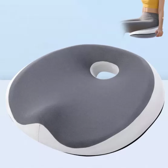 INF Memory Foam Sittdyna för Svanskota och Smärtlindring - Ergonomisk