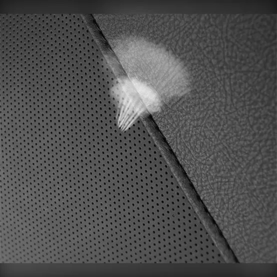 INF Bil Läder Nackstöd och Ländryggsstöd Set - Ergonomiskt Minnesskum för