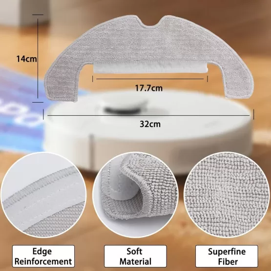 INF Ersättningskit Kompatibelt med Dreame D10 Plus Gen 2 Robotdammsugare