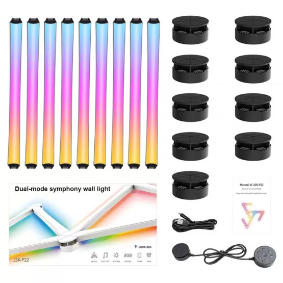 INF Bluetooth LED-ljusslingor - Smart DIY-skarvning med appstyrning