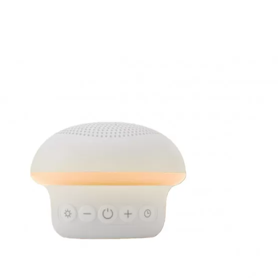 INF Nattlampa Vit Brus Sömnljudmaskin - Bluetooth-högtalare och Sömnhjälp