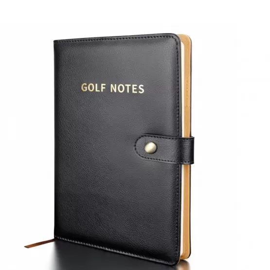 INF PU-läder Golf Scorecard Hållare med Magnetisk Stängning & Pennhållare