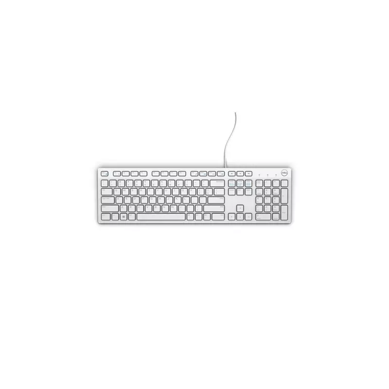 INF Dell KB216 Multimedia, Wired, Tangentbordslayout EN, USB, Vit,