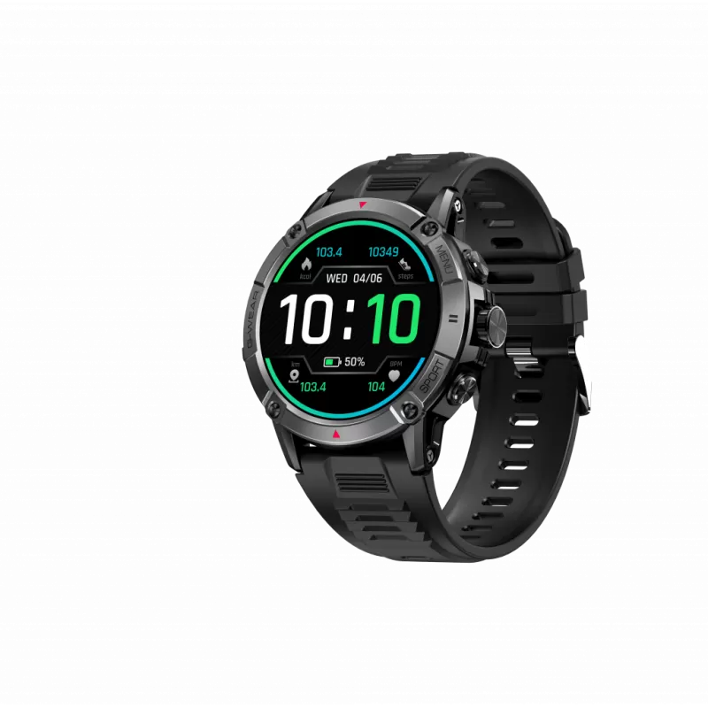 Smart klocka med puls, sömnmonitor, stegräknare IP67