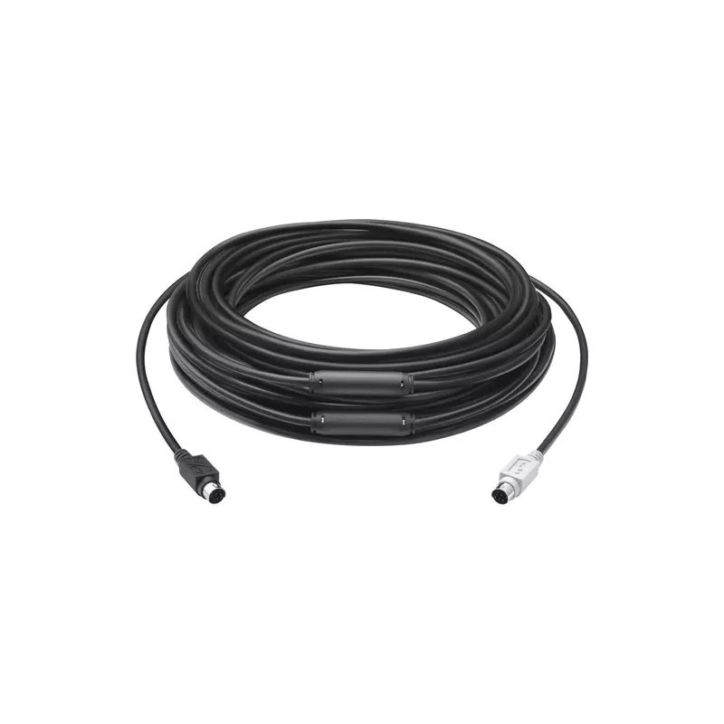 Logitech GROUP 15m Extender Cable, 15 m, 6-p Mini-DIN, 6-p Mini-DIN,