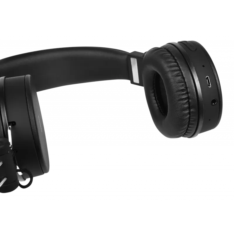 BT200 Foldable on-ear BT headset, 3.5 mm, black