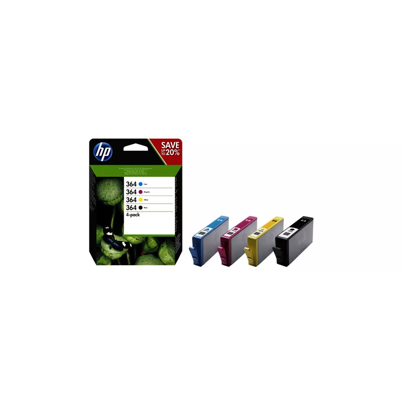 HP 364 b/c/m/y ink 4-pack