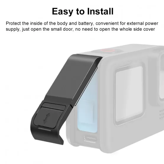 Skyddslock för ladduttag till GoPro HERO10 / HERO9 Black